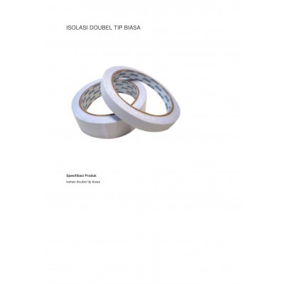 NTB Mall:E-Commerce NTB - ISOLASI DOUBEL TIP BIASA
