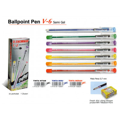 NTB Mall:E-Commerce NTB - BALLPEN SNOWMAN V6
